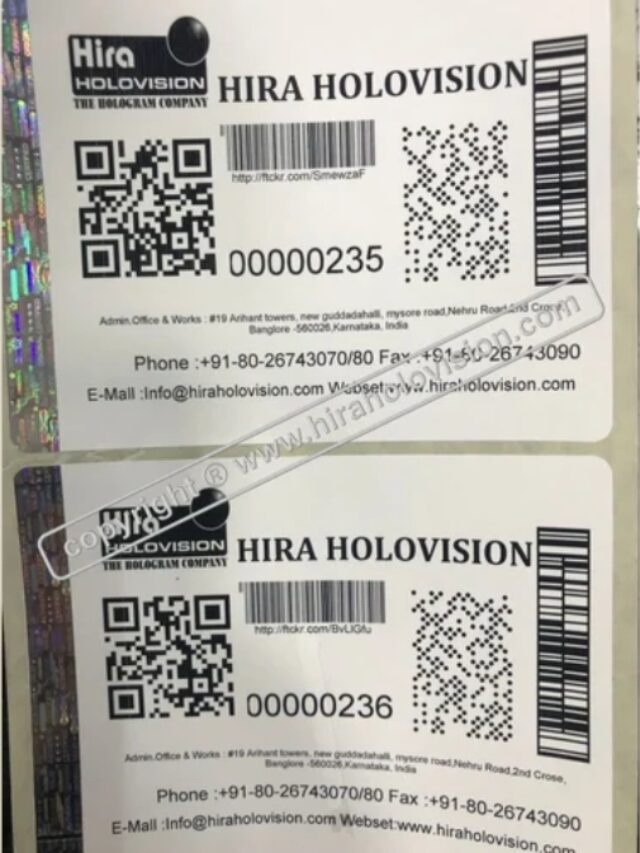 7 Industries That Benefit from Labels with Hologram Strip - Hira Holovision